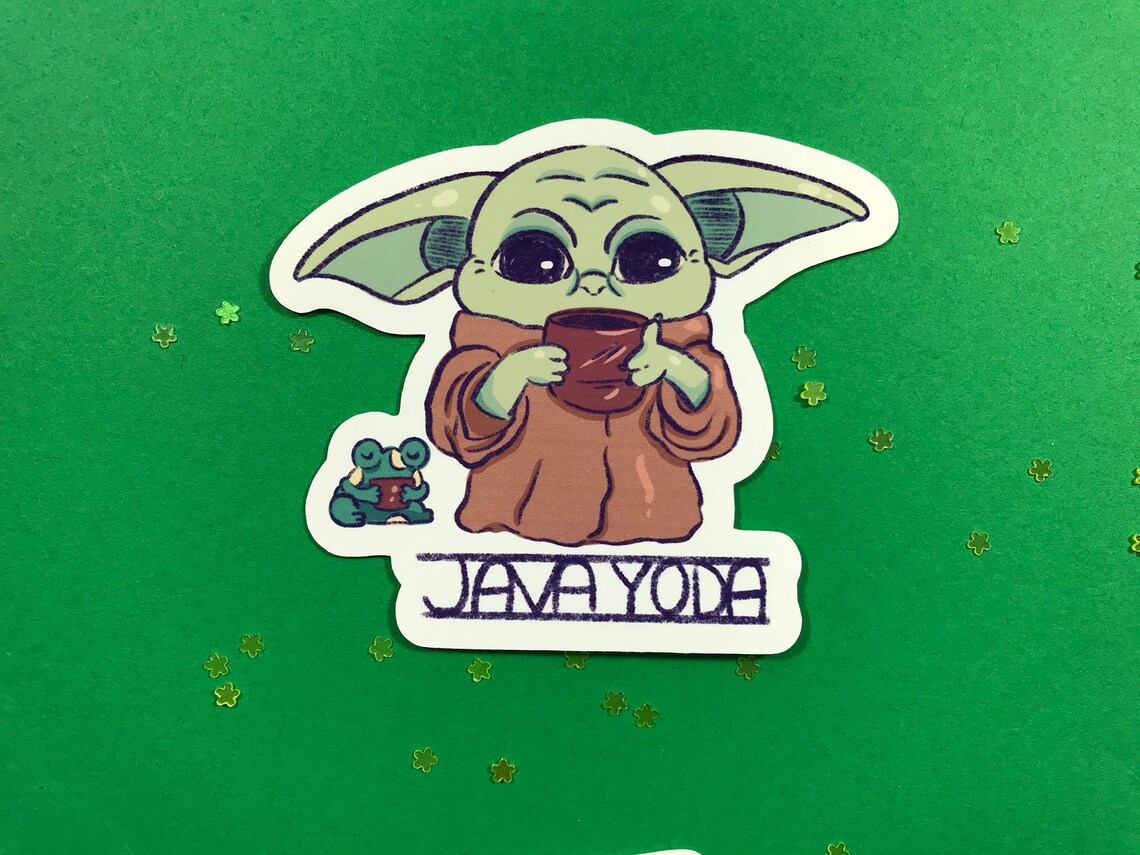 Baby Yoda Coding Sticker Pack Computer Science Laptop - Etsy