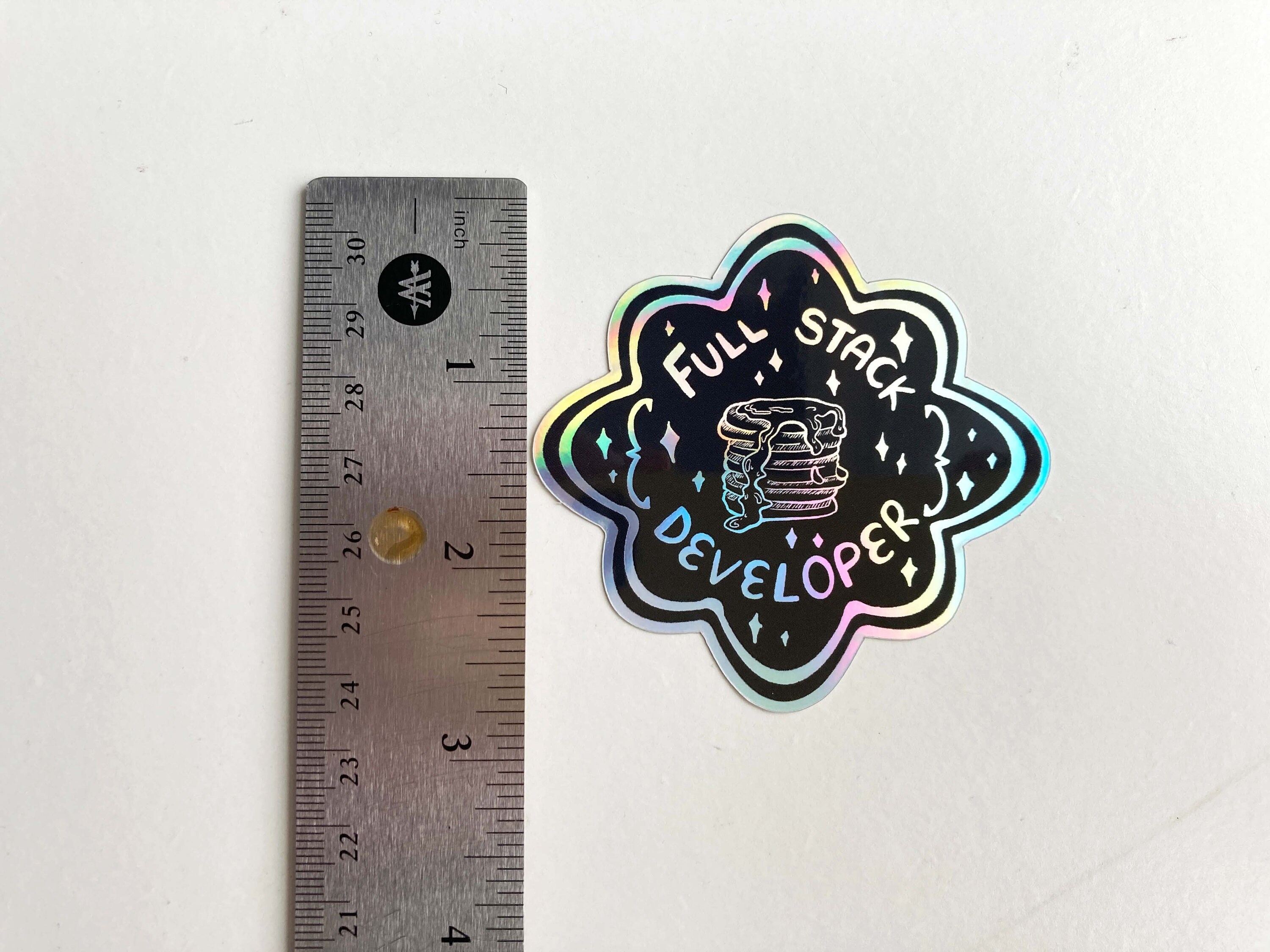 Full Stack Developer Holographic Sticker Computer Geeky - Etsy