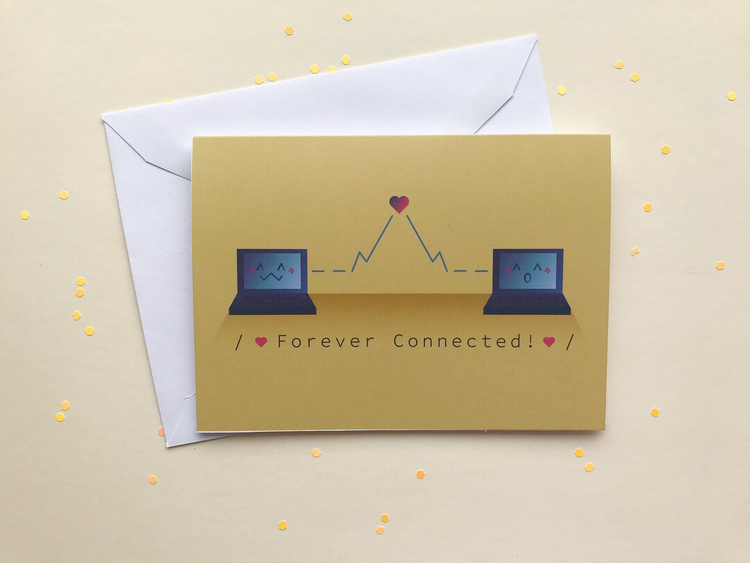 Computer Love Computer Science Valentine Mini Cards Nerdy Handmade ...