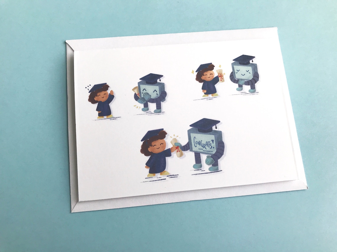 Funny Graduation Card Computer Science Grad Congrats Card | Etsy