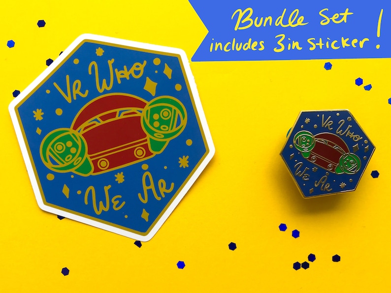 VR Hard Enamel Pin Computer Science Pin Video Game Pin - Etsy