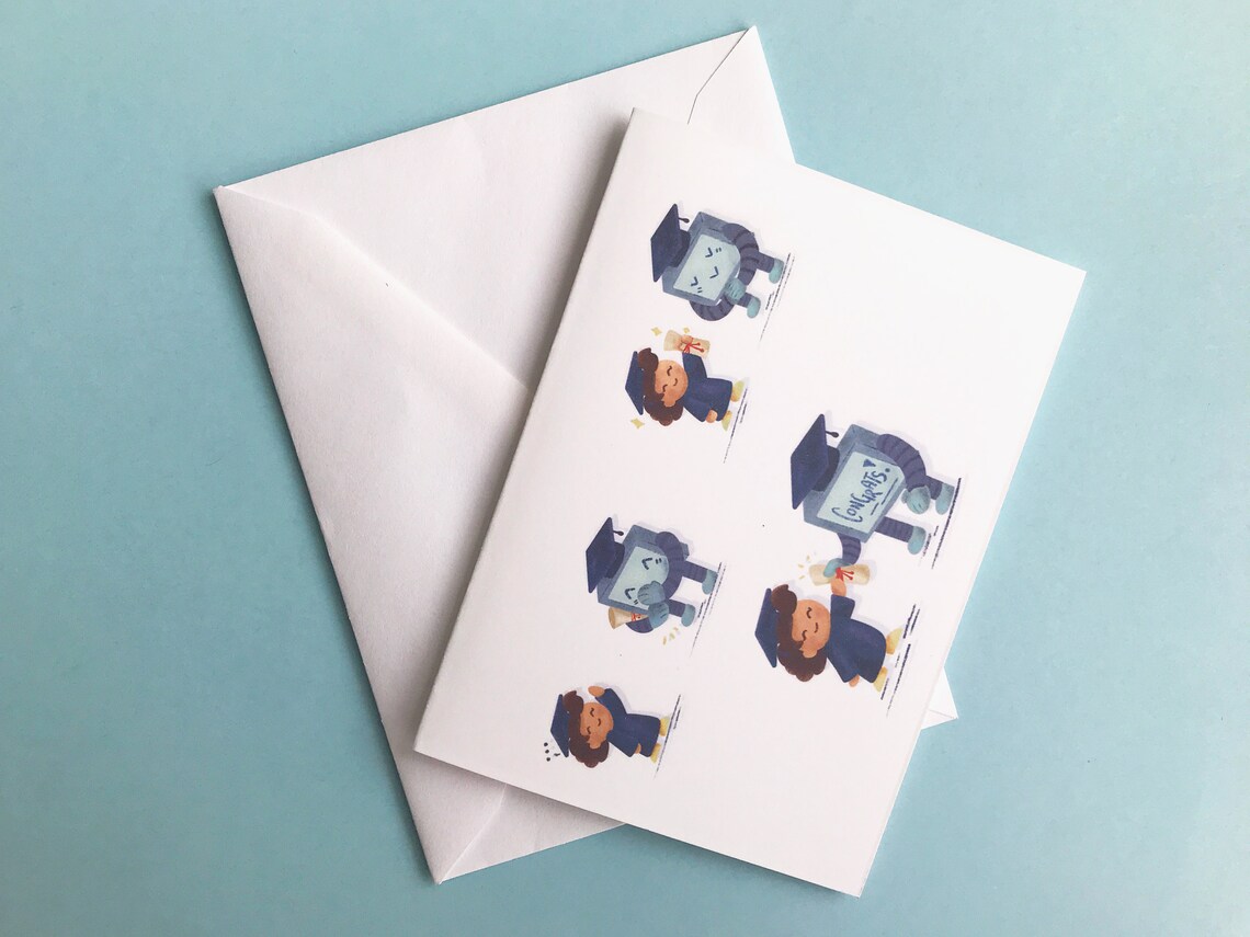 Funny Graduation Card Computer Science Grad Congrats Card | Etsy