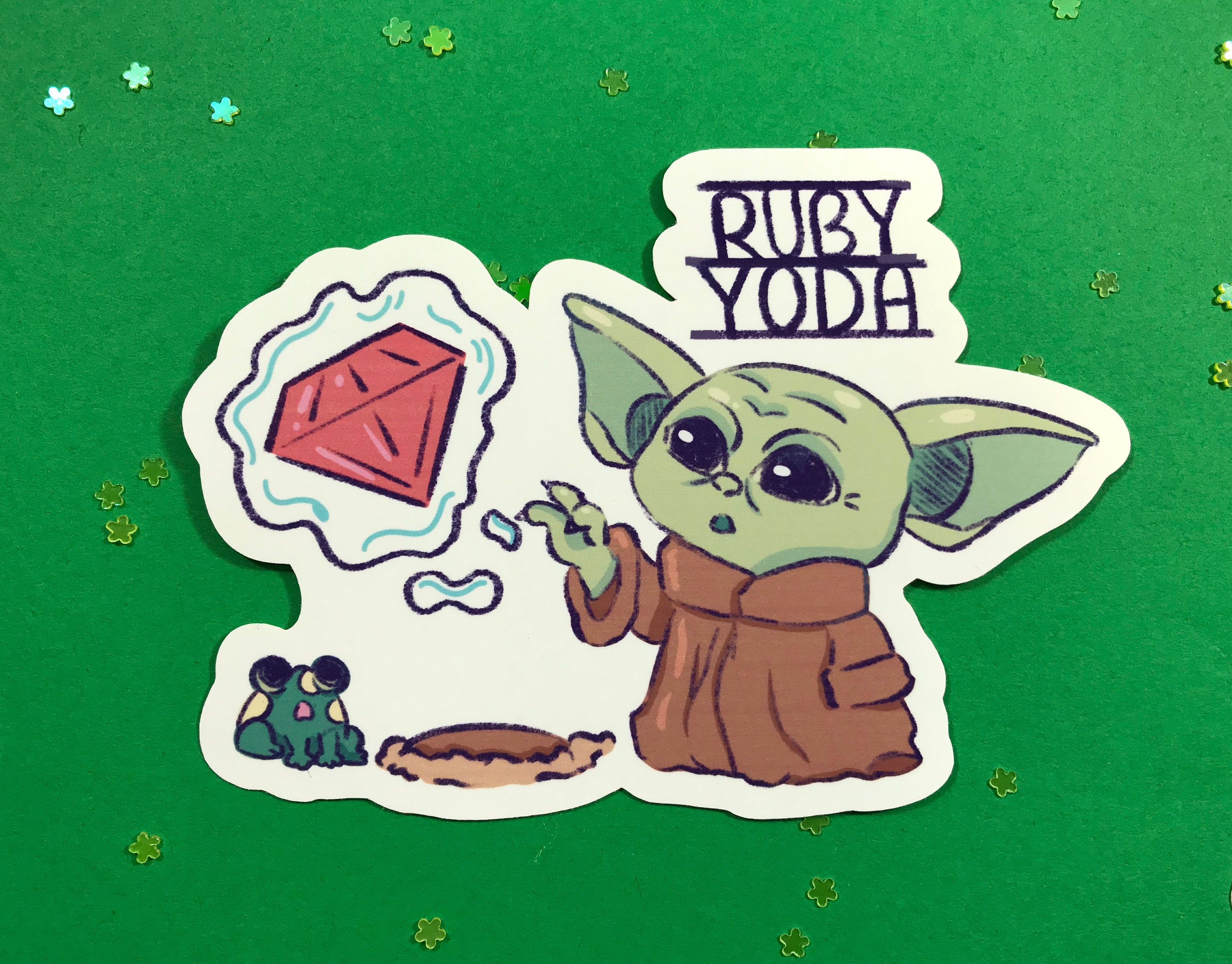 Baby Yoda Coding Sticker Pack Computer Science Laptop | Etsy