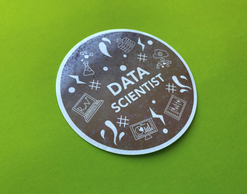 Data Scientist Star Holographic Sticker Scientist Laptop - Etsy