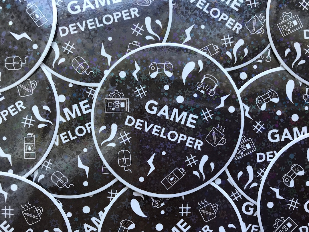 Game Developer Computer Science Star Holographic Sticker - Etsy