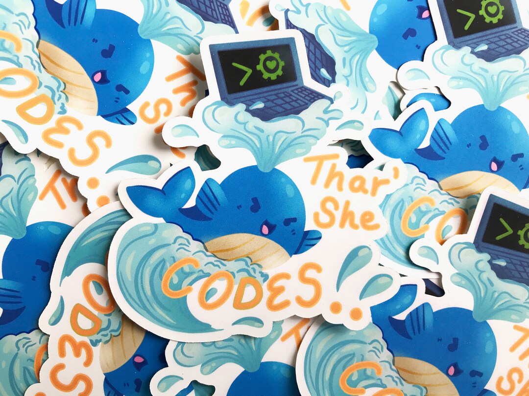 Docker Stickers Cute Computer Science Programming Laptop Stickers ...