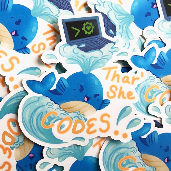 Programming Laptop Stickers Etsy