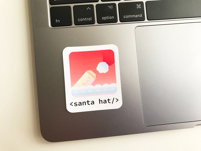Christmas App Stickers - Computer Science Holiday Laptop Stickers ...