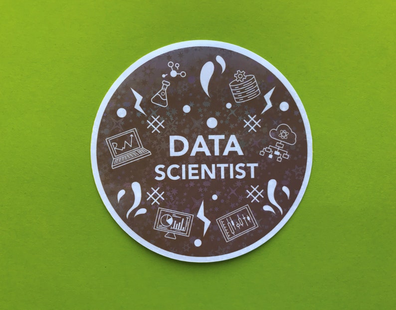 Data Scientist Star Holographic Sticker Scientist Laptop - Etsy