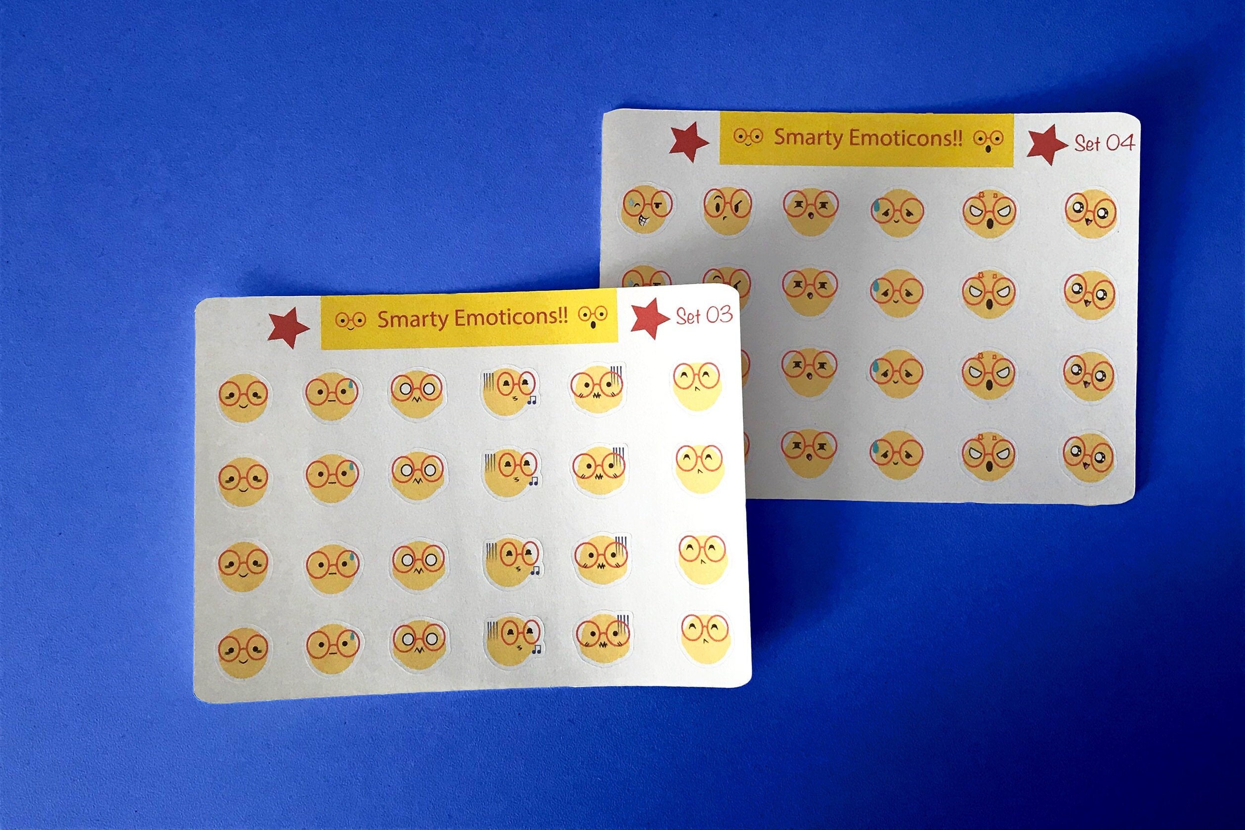 Smarty Emoji Sticker Emoticon Sticker Smiley Face - Etsy Schweiz