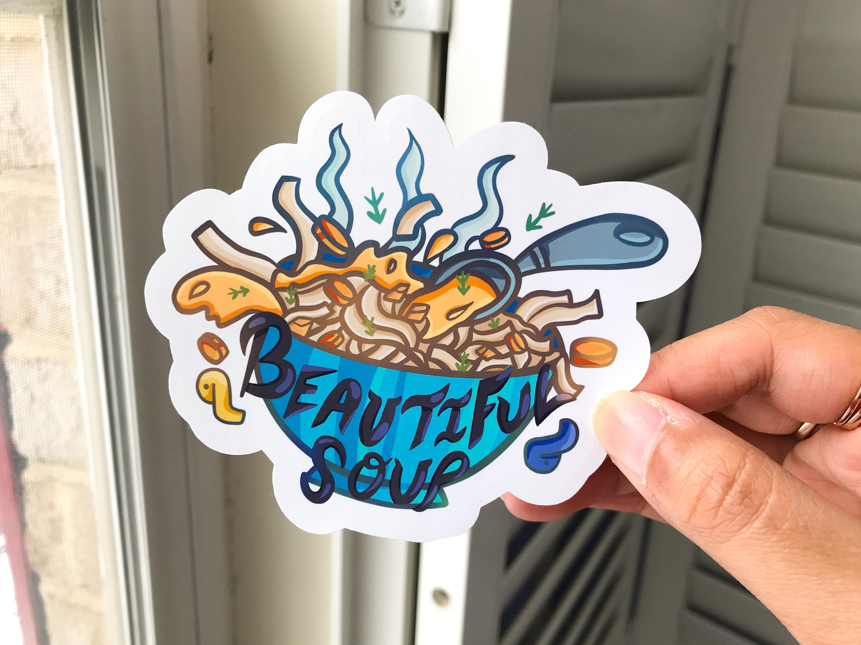 Beautiful Soup Stickers Python Laptop stickers computer - Etsy Nederland