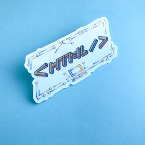 HTML - CSS - Javascript - Transparent Stickers - Coding Stickers ...