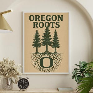 University of Oregon Nature Poster Bundle, Modern Dorm Wall Art Prints ...