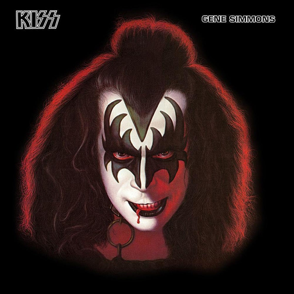 Gene Simmons Kiss Album Cover Poster 24 X 24 Inch Etsy