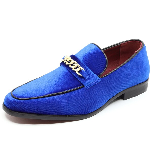 Royal Blue Men Loafers - Etsy