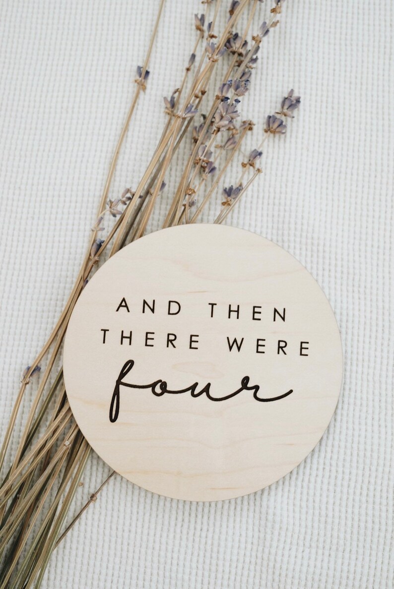 And Then There Were Sign Baby Coming Soon Baby - Etsy