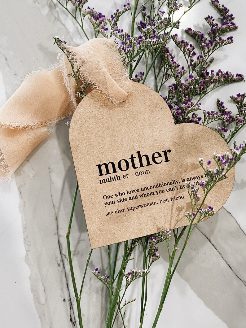 Mothers Gift Tag Mothers Sign Gifts For Mom Grandma Gift | Etsy