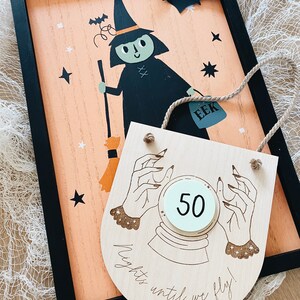 Crystal Ball Halloween Countdown, Days Until We Fly Sign, Hocus Pocus ...