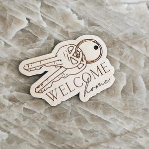 Welcome Home Keys Gift Tags, Housewarming Gift, Realtor Closing Gift ...