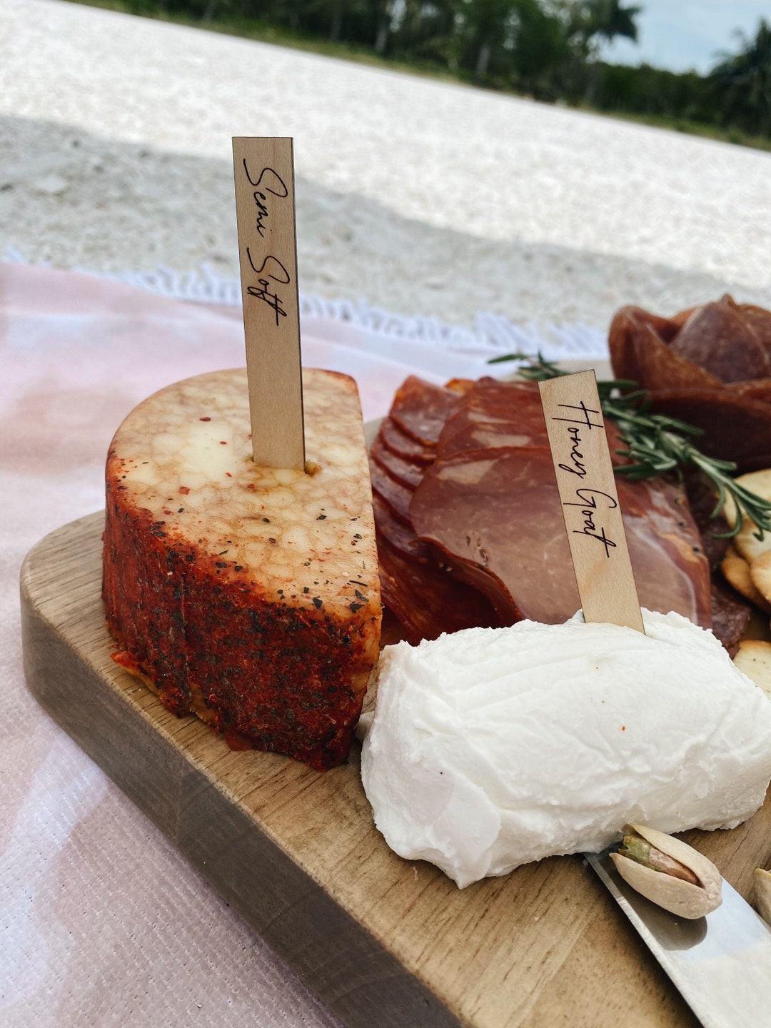 Charcuterie Board Wood Markers, Grazing Table Stick, Cheese Board ...