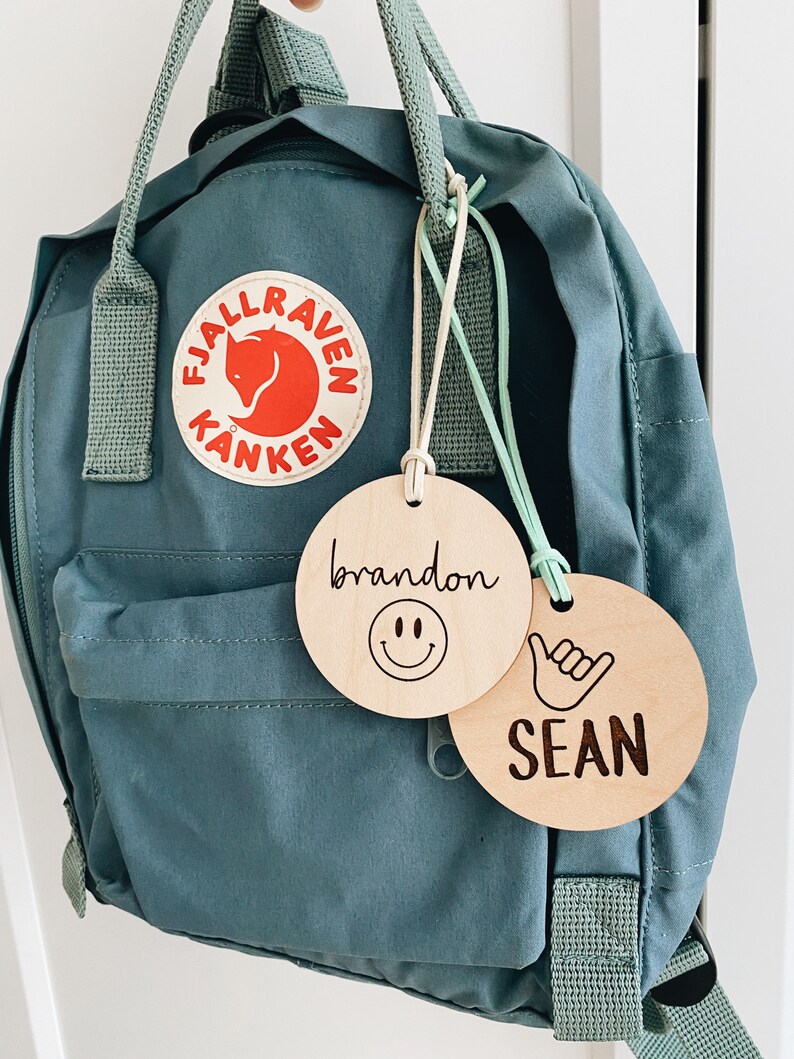 School Bag Tags Backpack Tags Lunchbox Tags Diaper Bag - Etsy