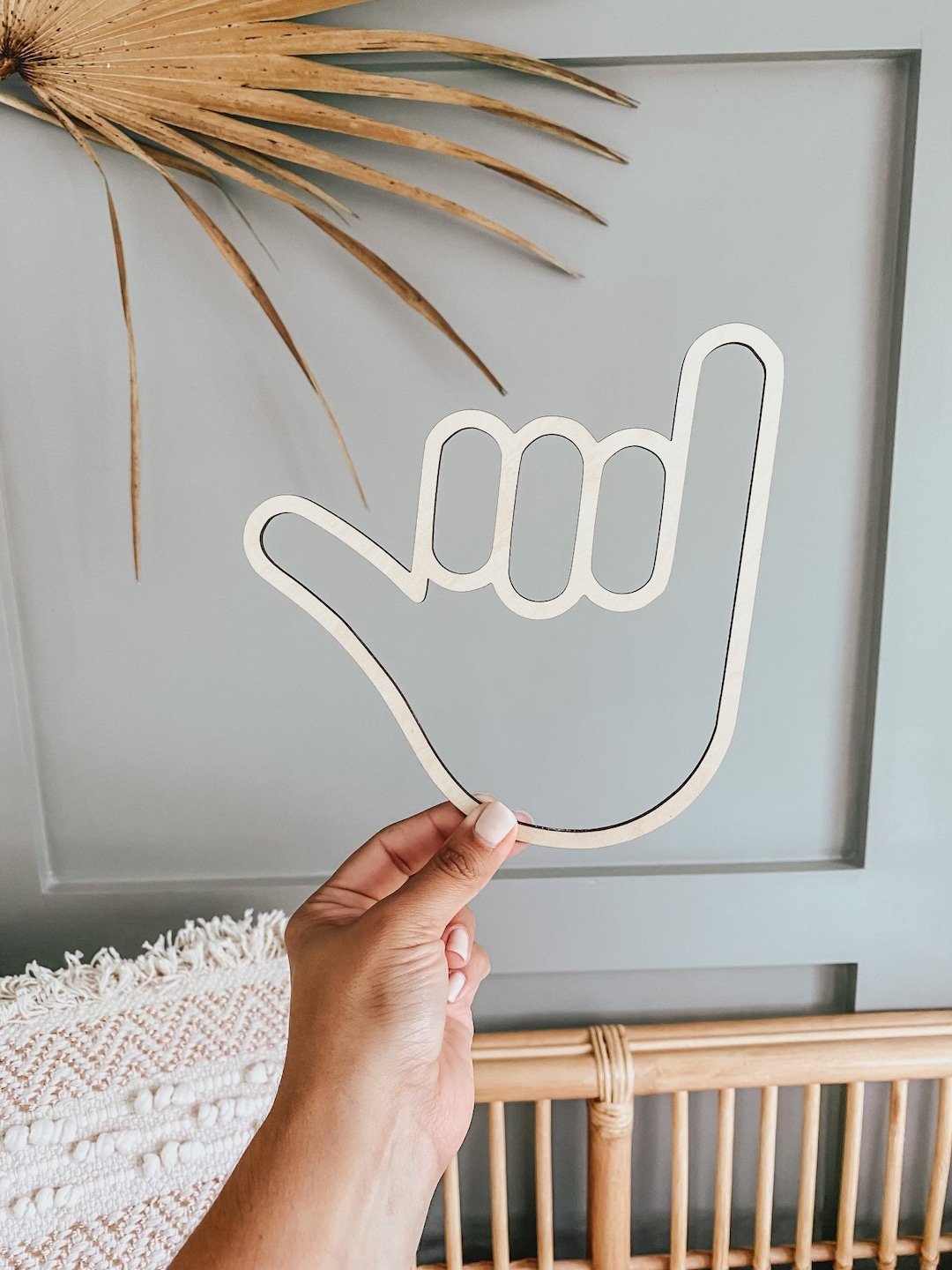 Shaka Hand Sign, Surfer Theme Room, Beach Kid Room Decor, Nautical Room ...