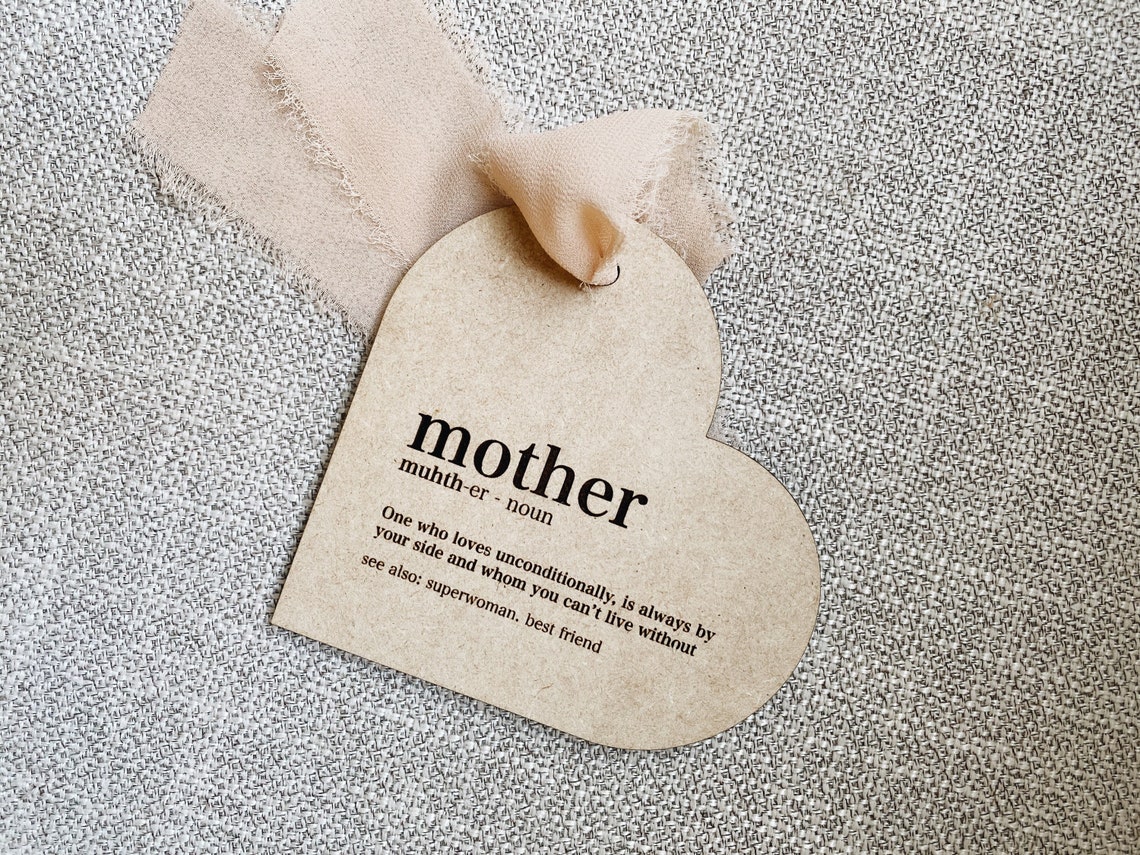 Mothers Gift Tag Mothers Sign Gifts For Mom Grandma Gift | Etsy
