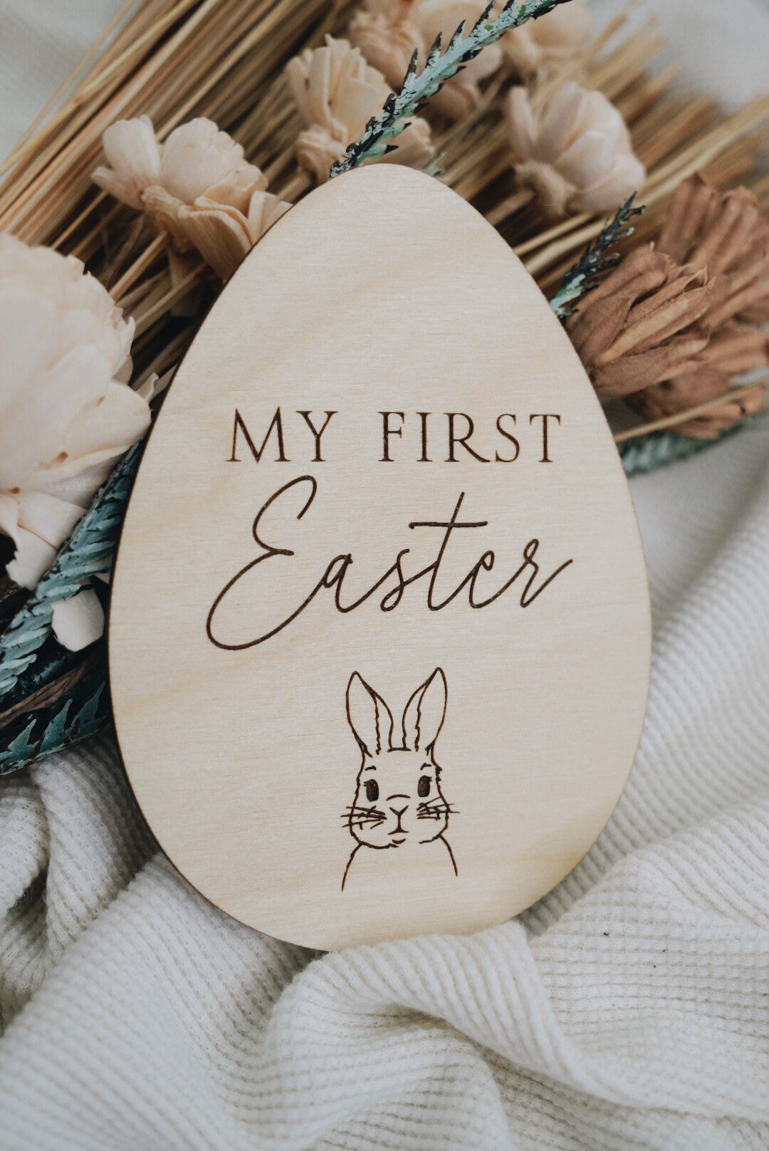 My First Easter Sign, First Easter Sunday Plaque, Baby Holiday Gift ...