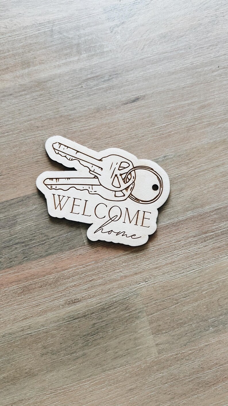 Welcome Home Keys Gift Tags, Housewarming Gift, Realtor Closing Gift ...