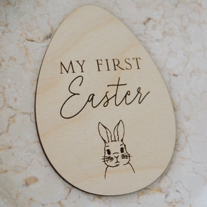 My First Easter Sign, First Easter Sunday Plaque, Baby Holiday Gift ...