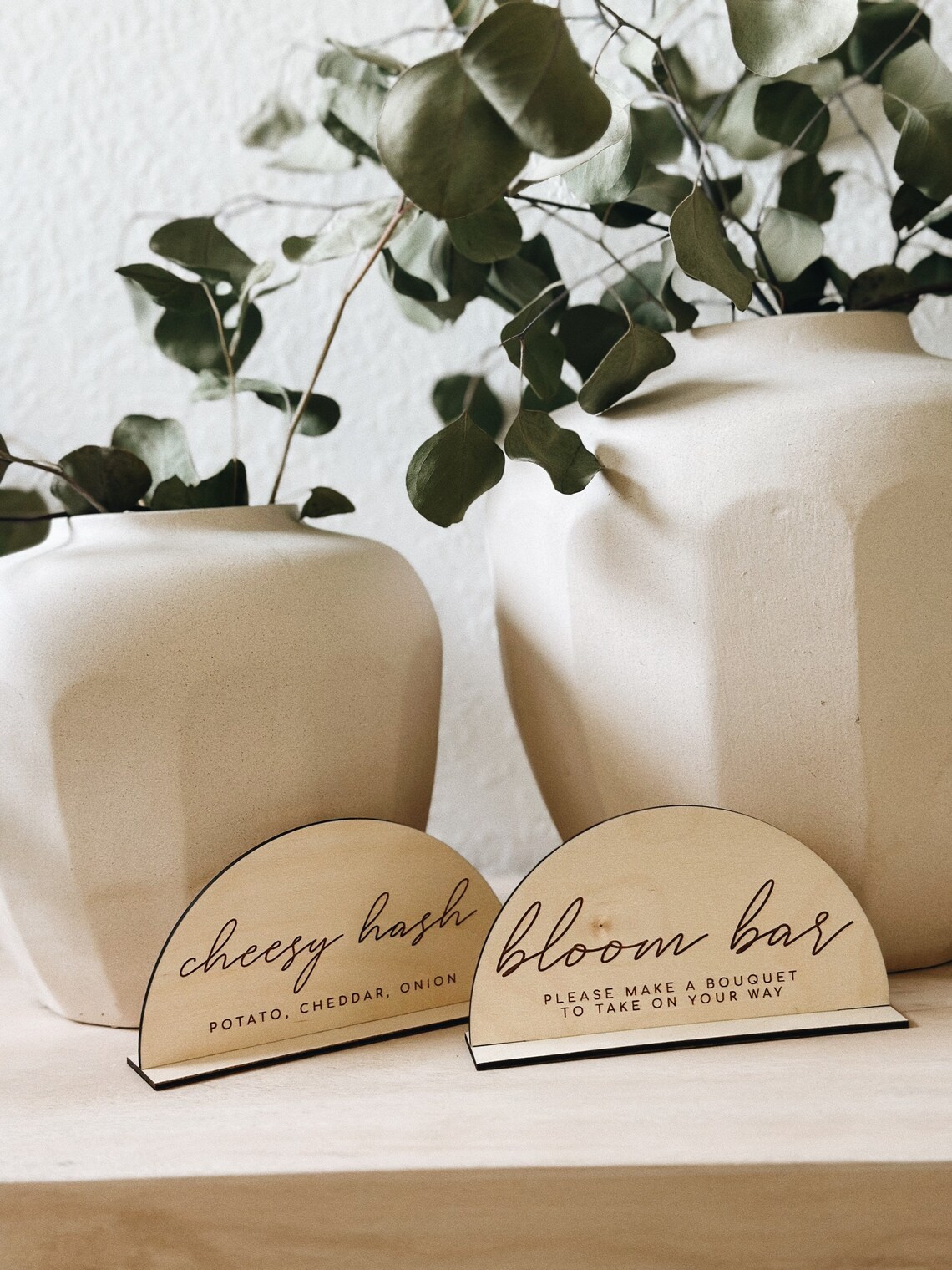 Wooden Buffet Food Name Sign, Party Food Tag, Shower Food Labels ...
