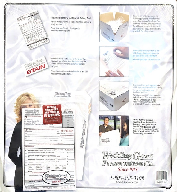 Wedding gown preservation kit 60 photos - Astyledwedding.com