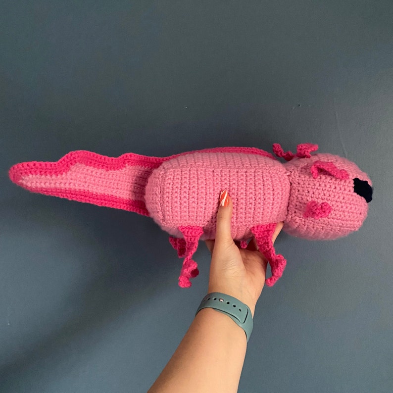Minecraft Axolotl Crochet Axolotl Amigurumi Plushie | Etsy