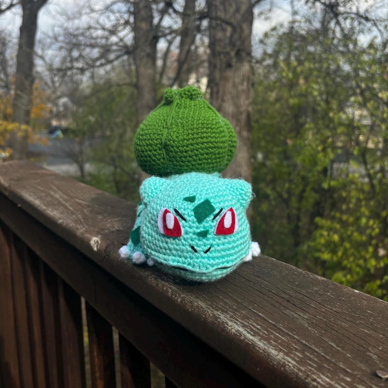 Bulbasaur Plushie - Crochet Bulbasaur - Crochet Bulbasaur Pokémon ...