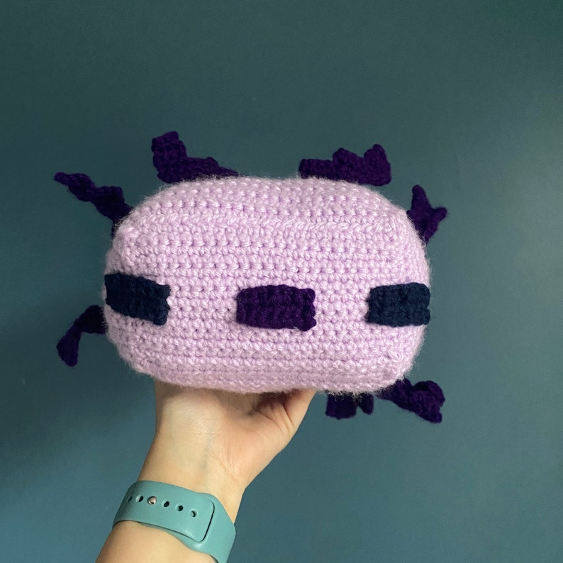 Minecraft Axolotl Crochet Axolotl Amigurumi Plushie - Etsy