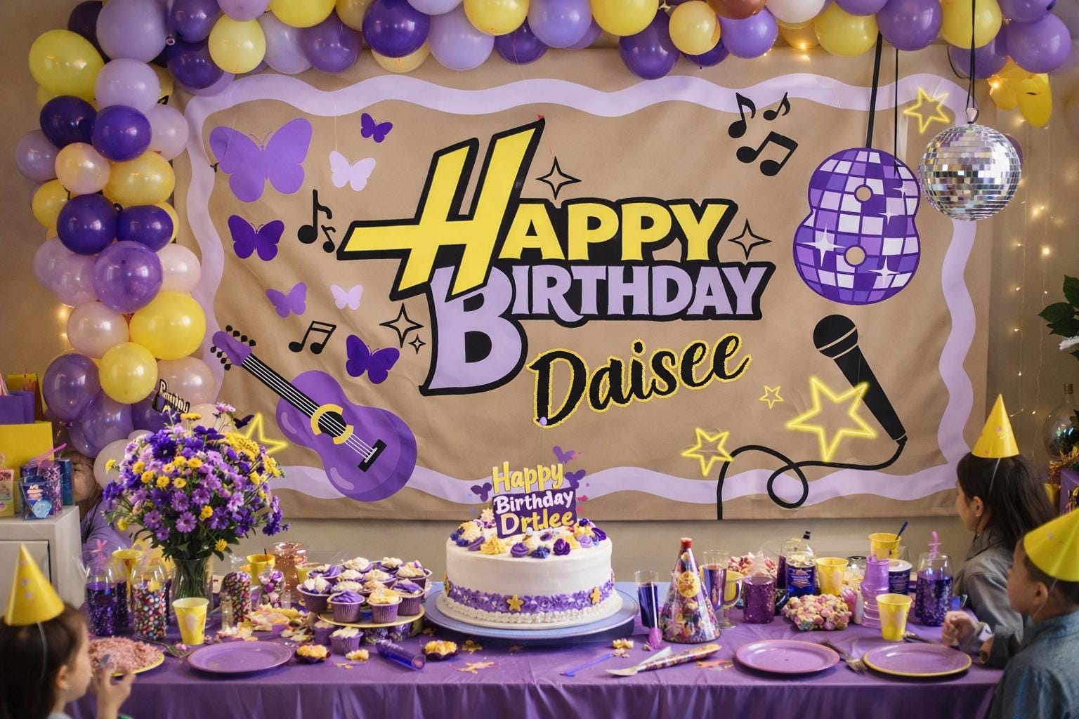 Digital Editable HM Birthday Banner - Etsy