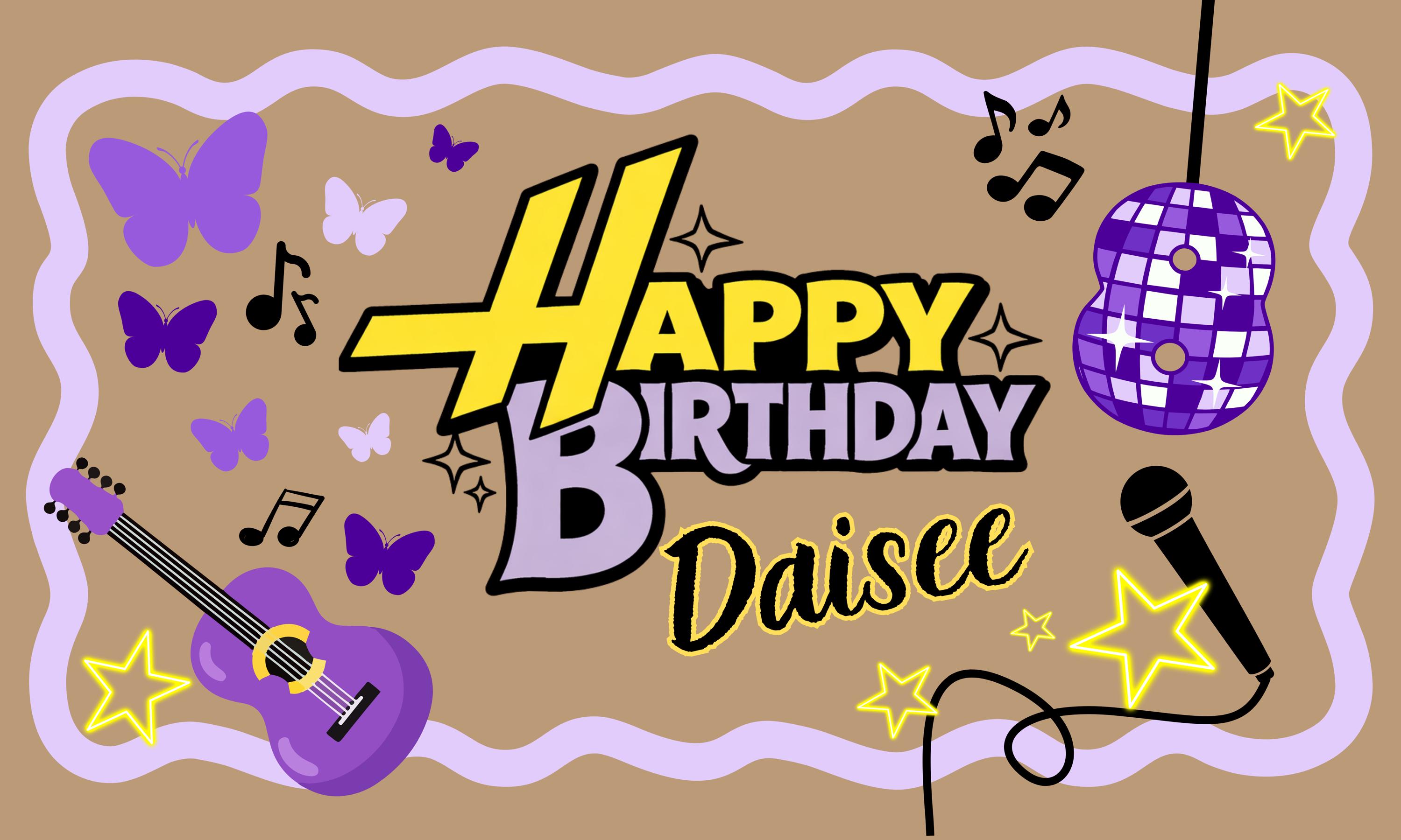 Digital Editable HM Birthday Banner - Etsy
