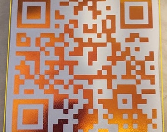Vinyl Car Decal Qr Code - Etsy