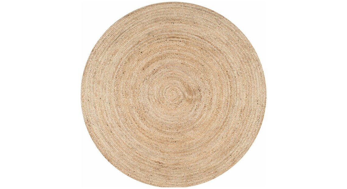 Hand-braided Natural Round Jute Rug 120cm Jute Round Rug / - Etsy