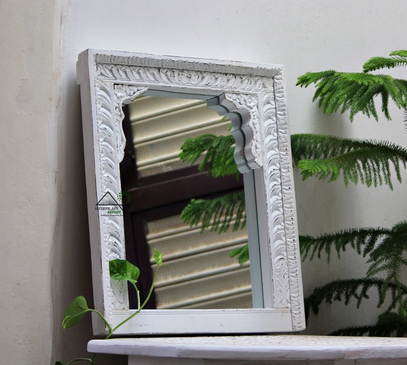 Wooden Mirror Frame / Indian Arch Frame / Arch Mirror Frame # ...