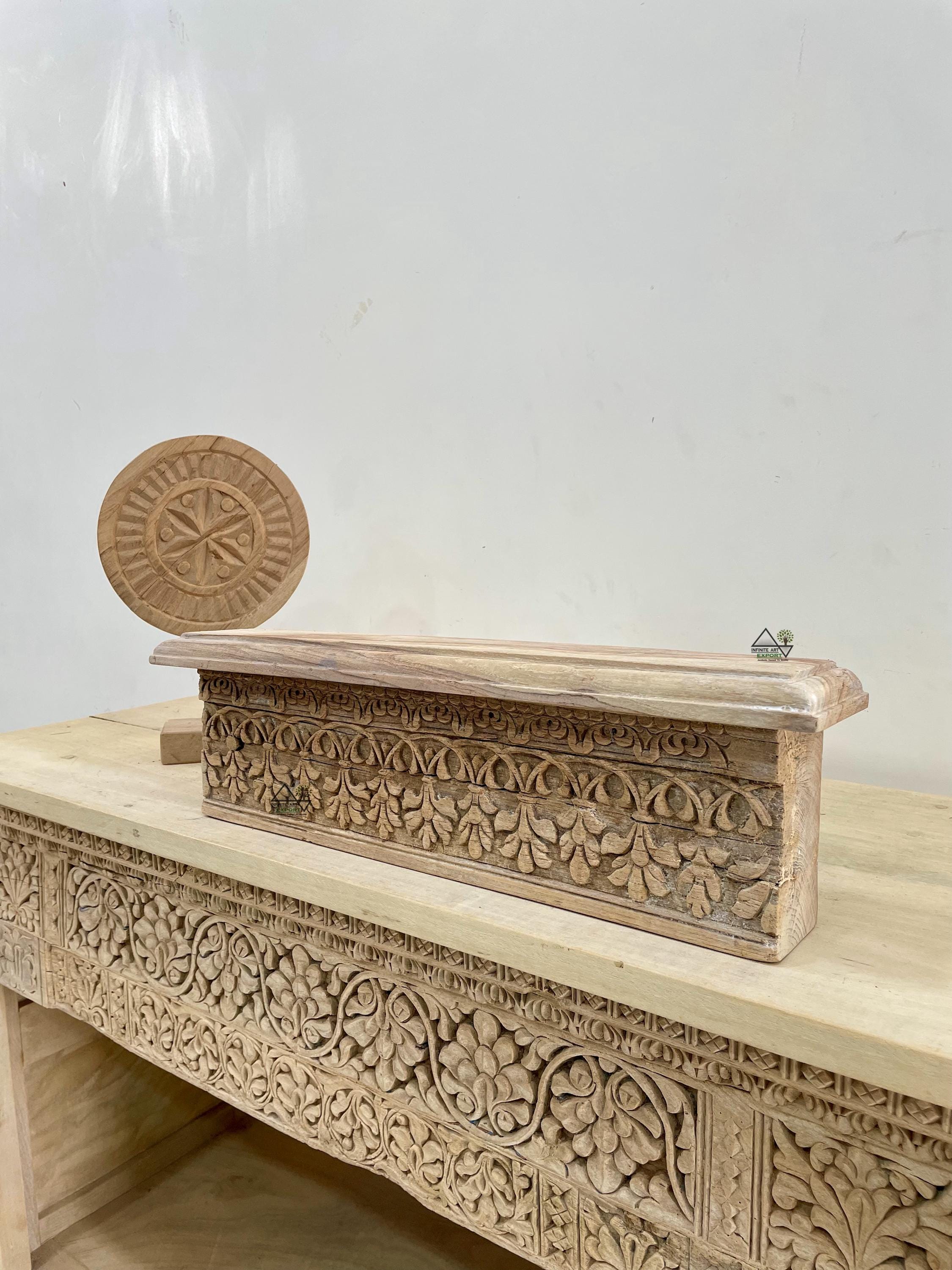 Bleach Indian Wooden Wall Shelves / Antique Decorative Wall Shelves ...