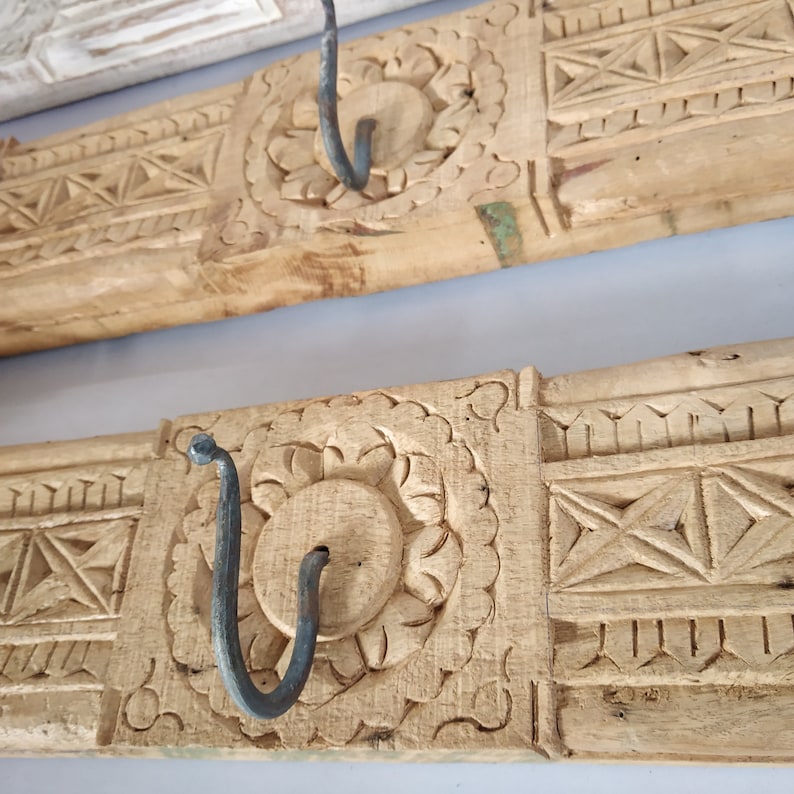 Antique Indian Wall Hook - Etsy
