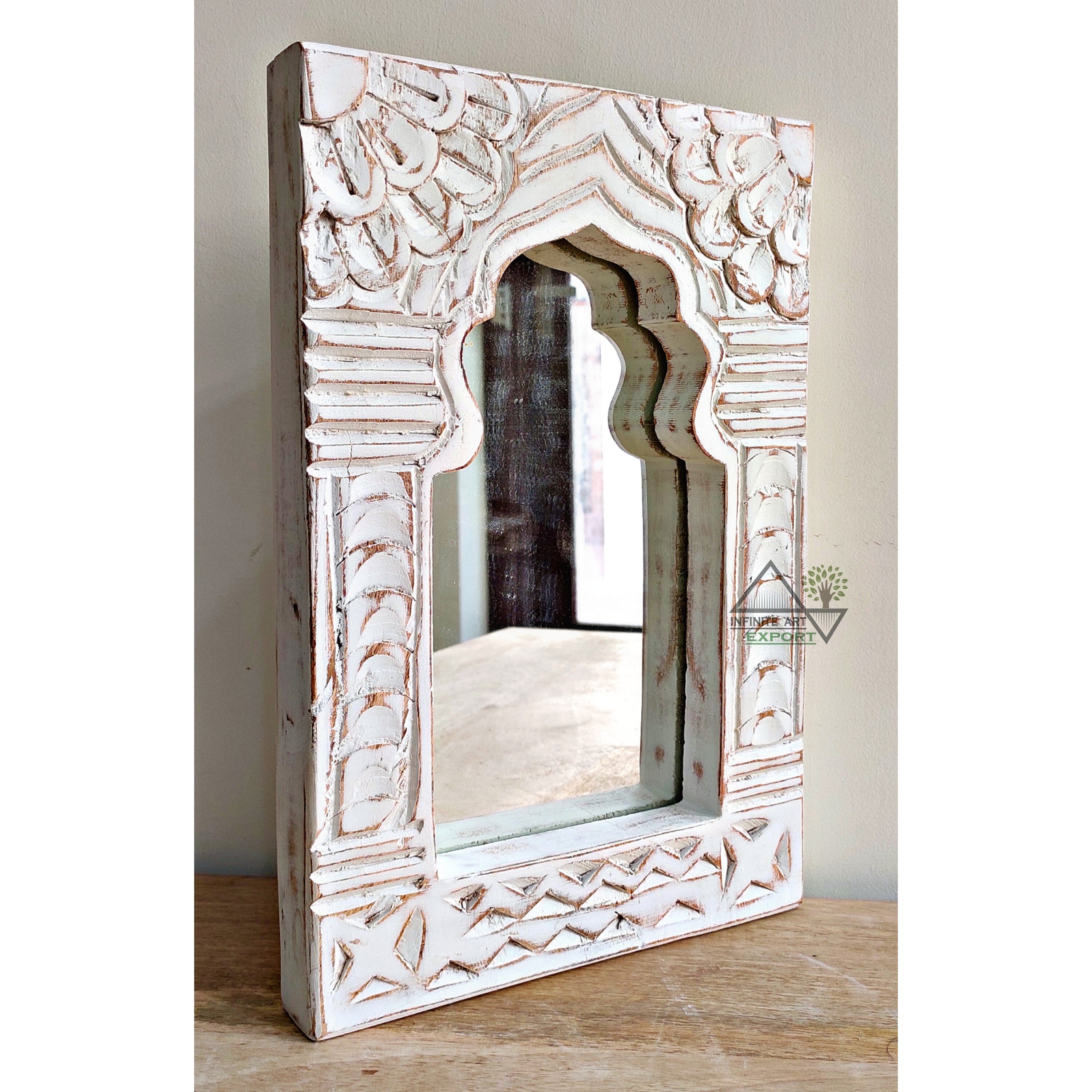 Old Indian Temple Mirror , Reclaimed Mirror, Antique Furniture, Home ...