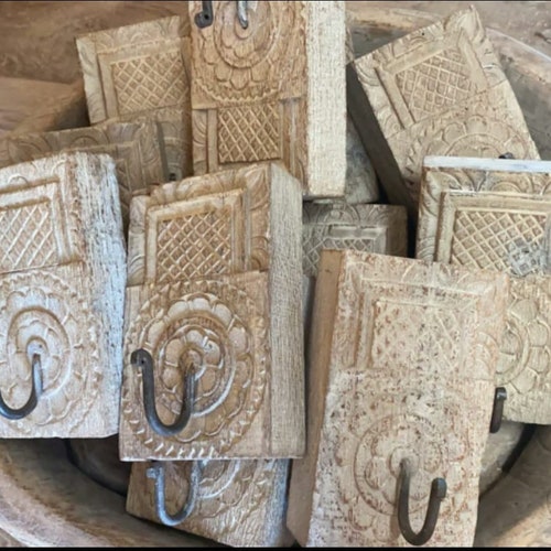 Antique Indian Wall Hook - Etsy