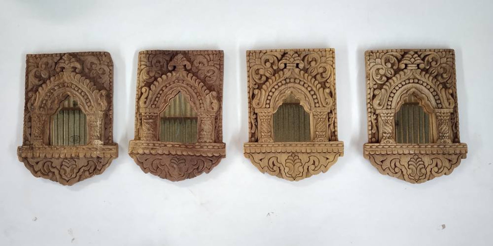 Indian Wooden Mirror frame Arched Mirror gifts for home | Etsy