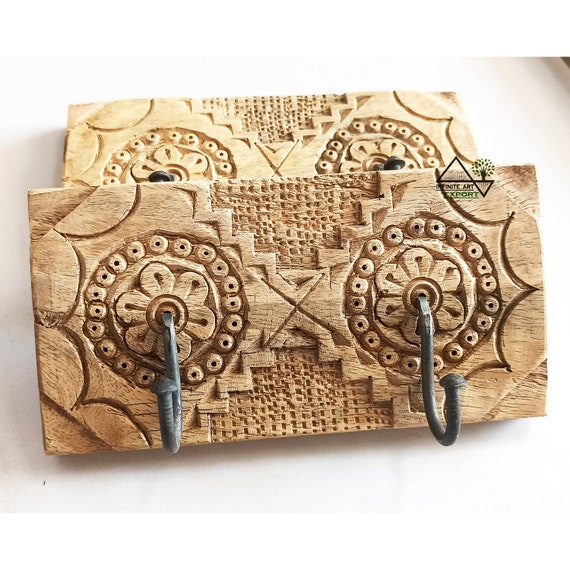 Antique Indian Wall Hook / Wooden Double Wall Hook / Wall - Etsy