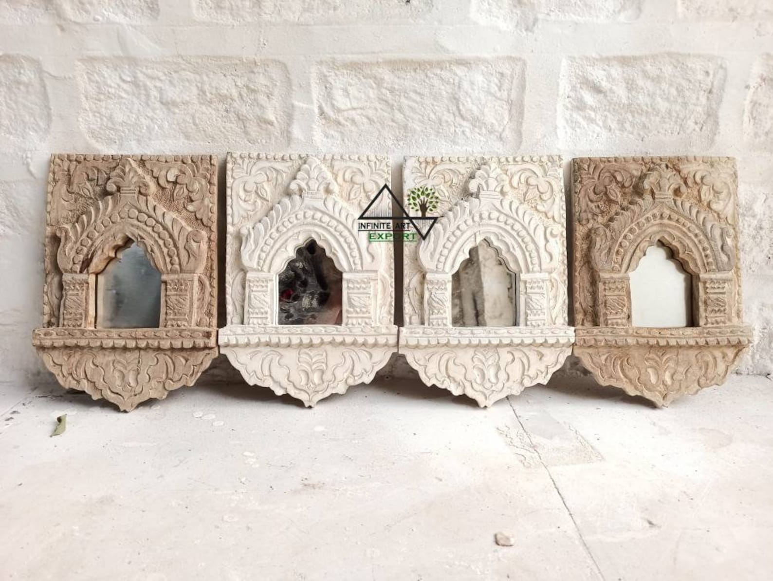Indian Wooden Mirror frame Arched Mirror gifts for home | Etsy