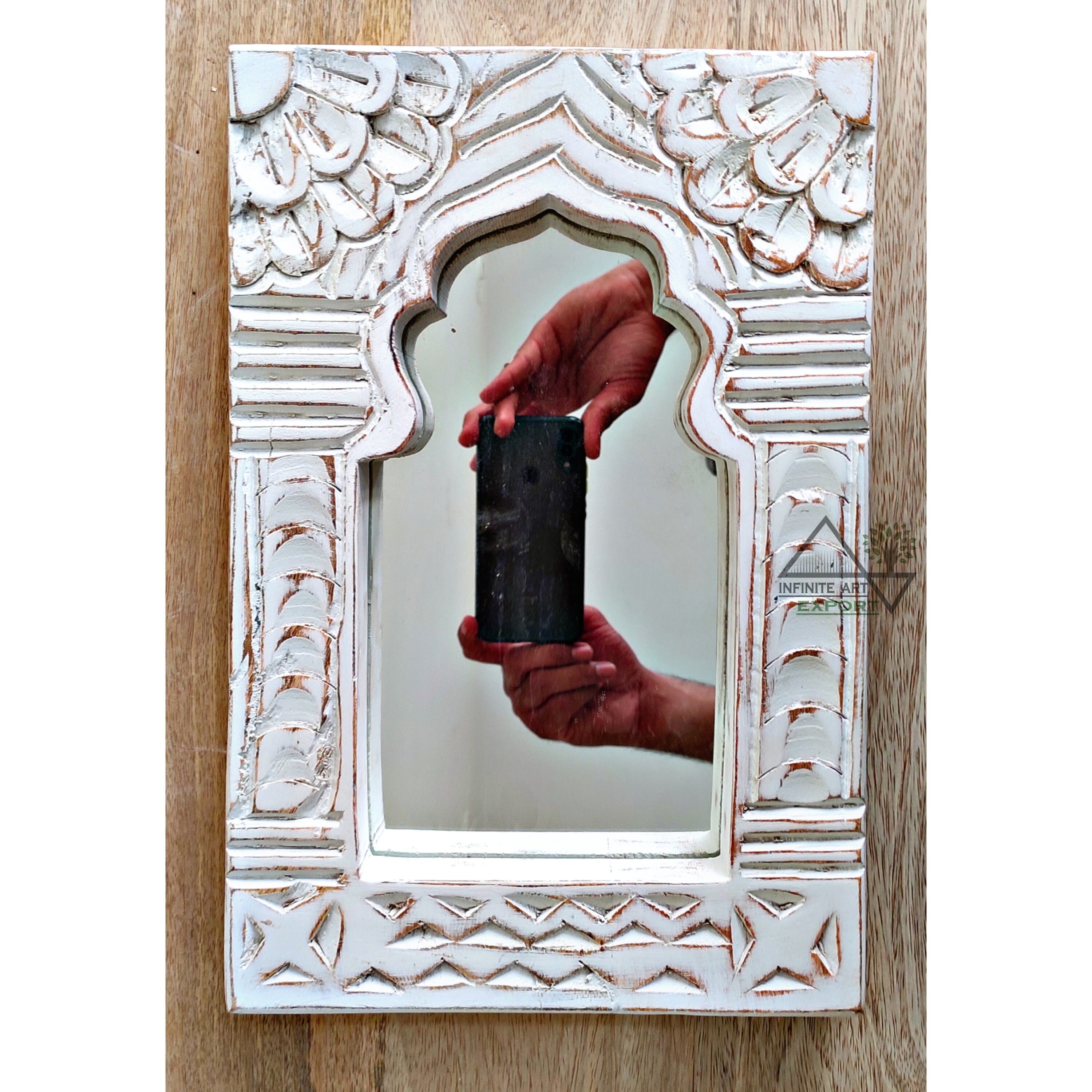 Old Indian Temple Mirror , Reclaimed Mirror, Antique Furniture, Home ...