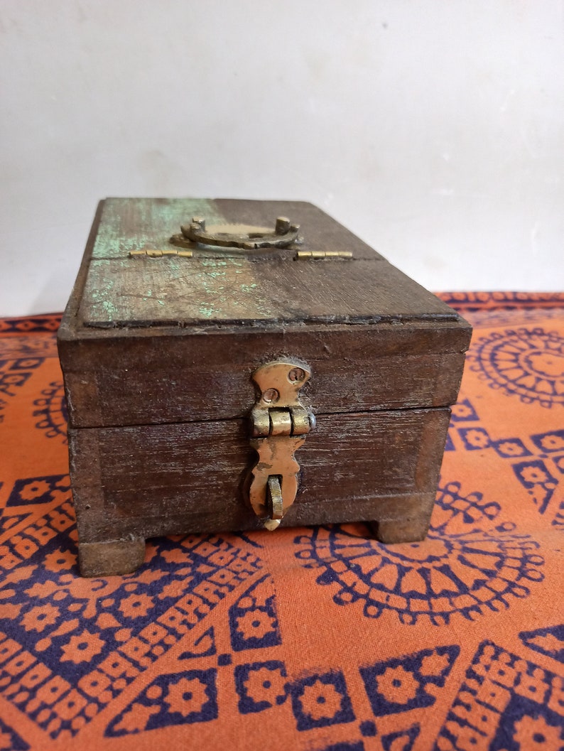 Old Indian Shaving Box Reclaimed Mirror Box Antique - Etsy