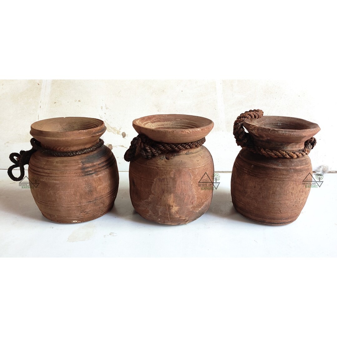 Antique Wooden Himachal Water Pot /himachal Pots / Indian Pots - Etsy
